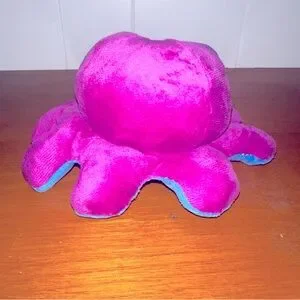 Toys | Happy Angry Reversible Octopus Blue Purple Nwot | Poshmark